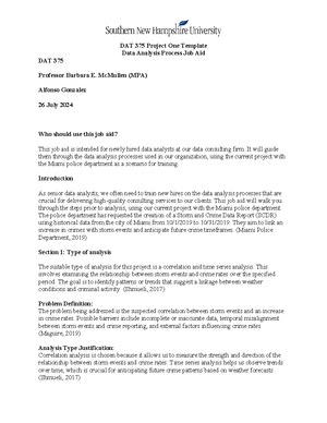 DAT 375 Module Three Journal - Jewell 1 DAT 375 Module Three Journal ...