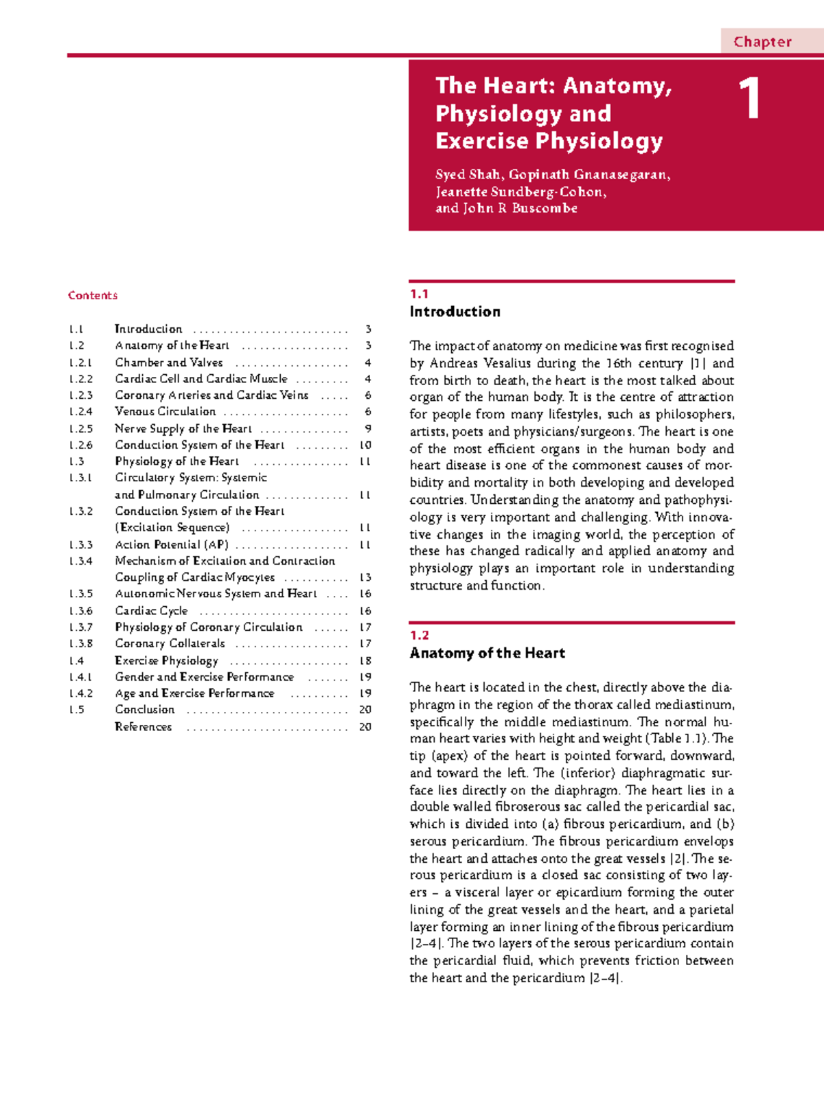 Descriptive anatomy of the heart - 1. Introduction The impact of ...