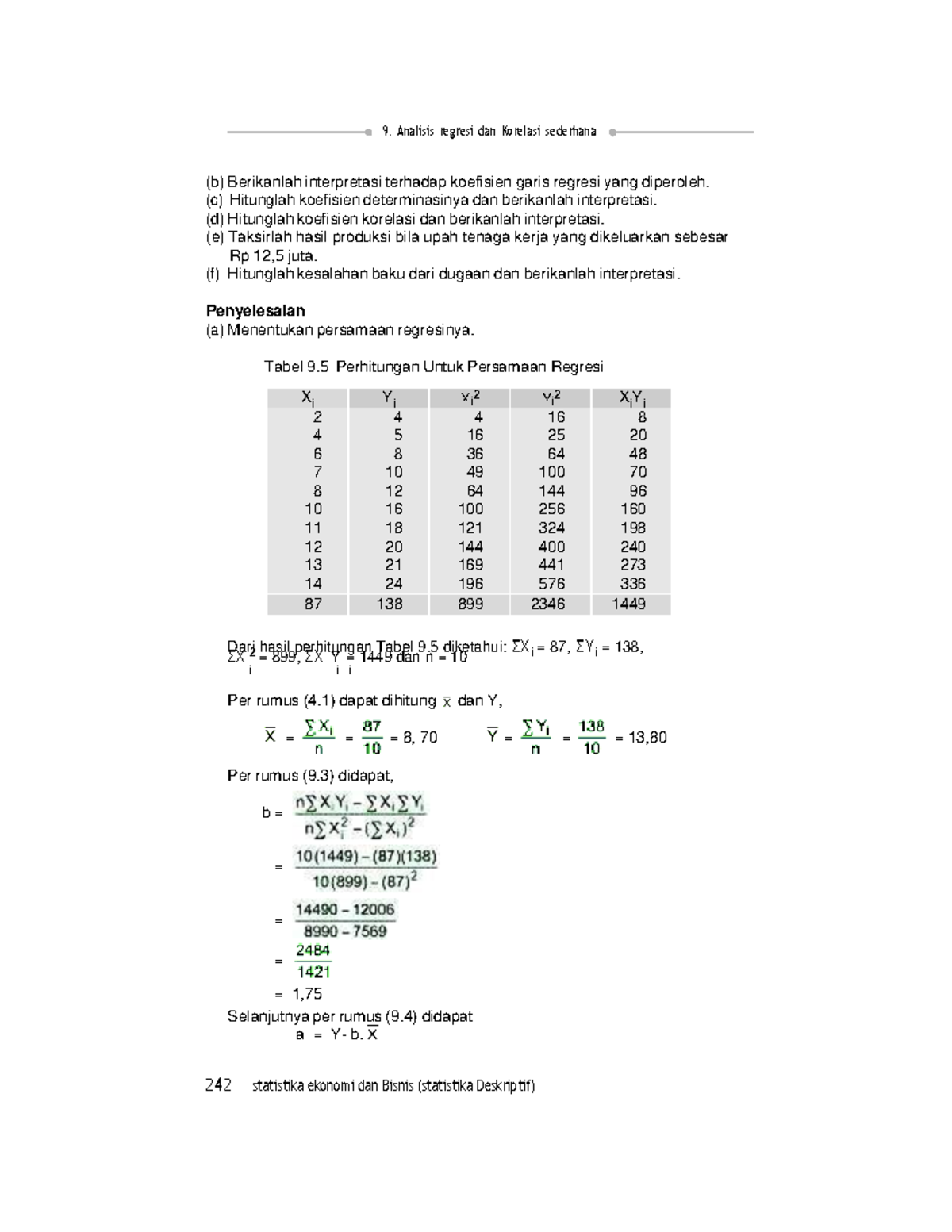 Statistik Deskriptif-33 - (b) Berikanlah interpretasi terhadap ...