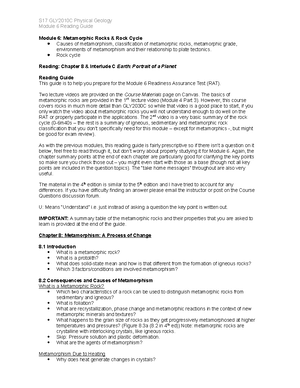 Module 4 lab - Igneous Rocks Canvas - GLY2010C Module 4 Lab Assignment – Igneous Rocks General ...