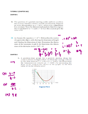 Tuto2 phy3 - tutorial 2 physics 3 CFS foundation year 22/23 - Physics ...