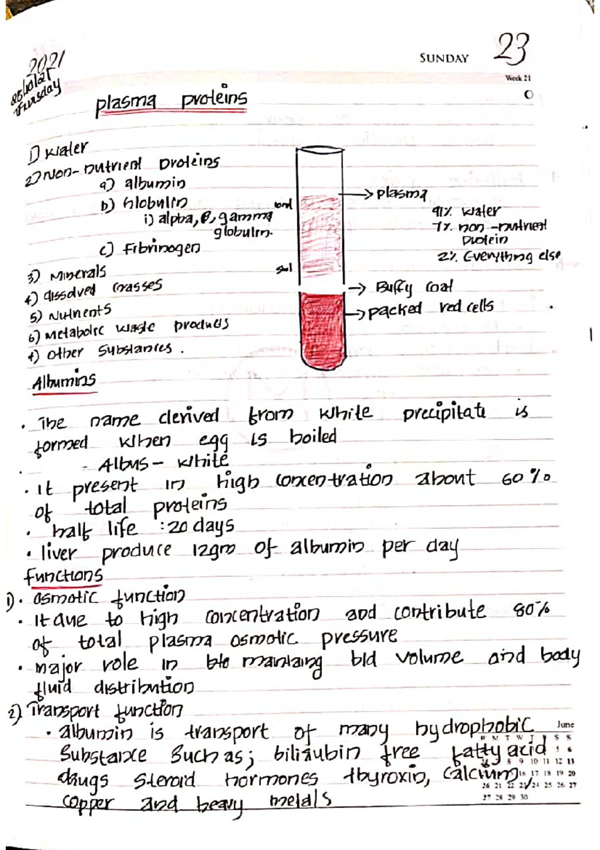 Plasma proteins - Lecture notes - Medical laboratory technology - Studocu
