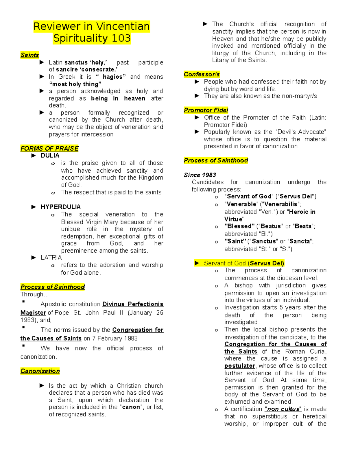 Reviewer-in-Vincentian-Spirituality-103 (STEM GR12 2020-2021 at Santa ...