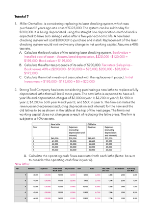 ACCT233 Final Exam Formula Sheet S1, 2023 - Formula Sheet Topic: Time ...