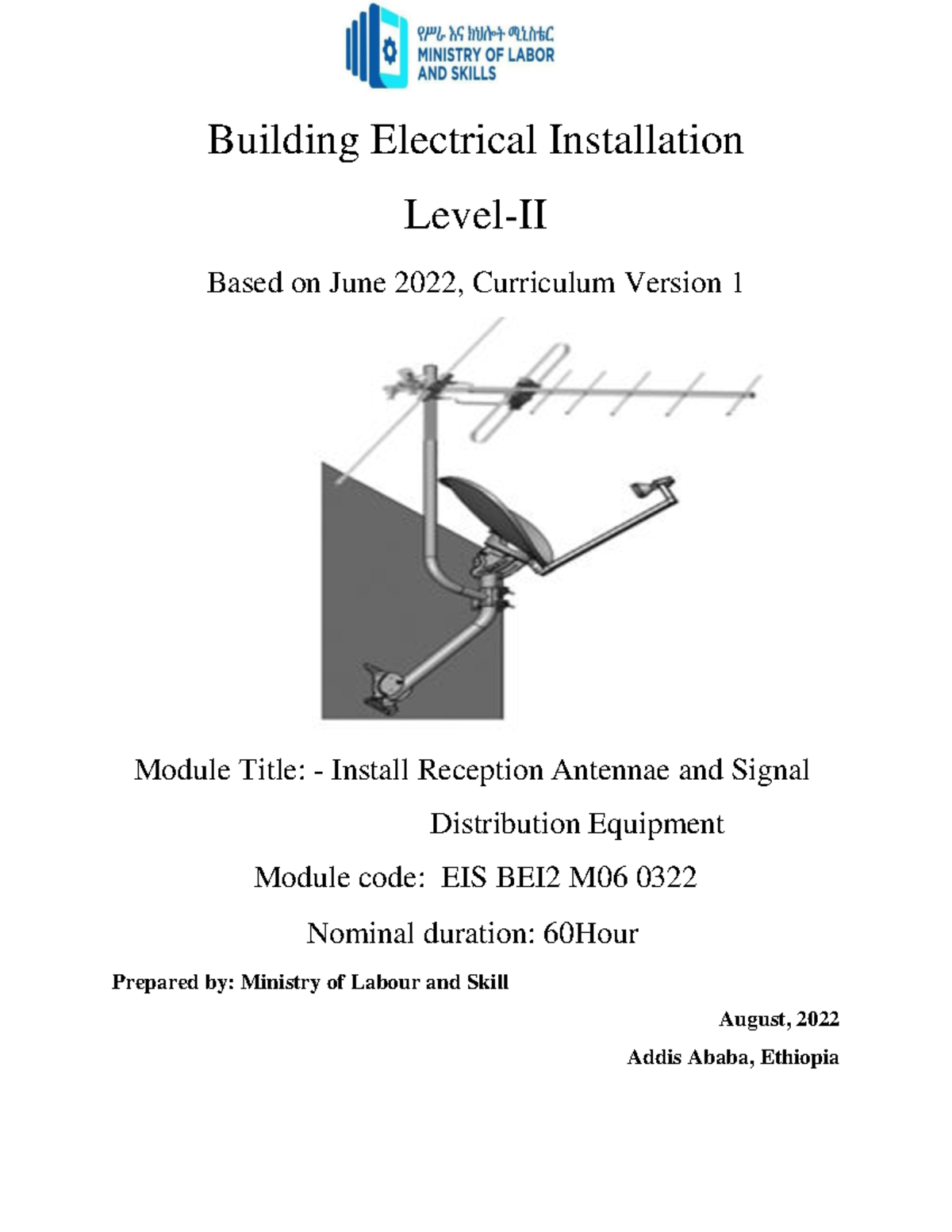 BEI L II Dish and antenna - Building Electrical Installation Level-II ...