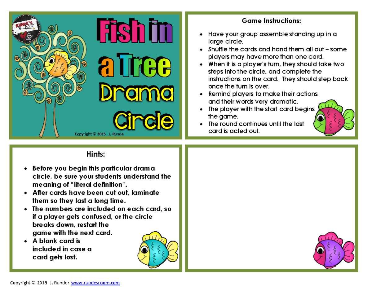 Fishina Tree Drama Circle Activity-1 - Math P10 - queensu - Studocu