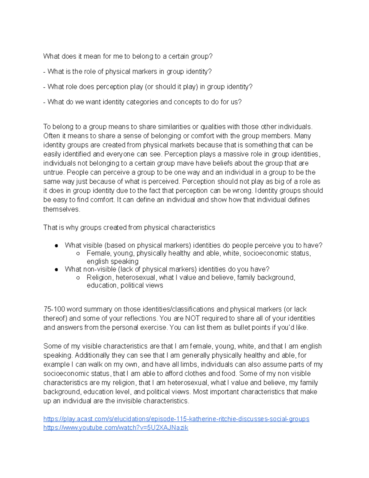 Group identity PHI 221 lesson - What does it mean for me to belong to a ...