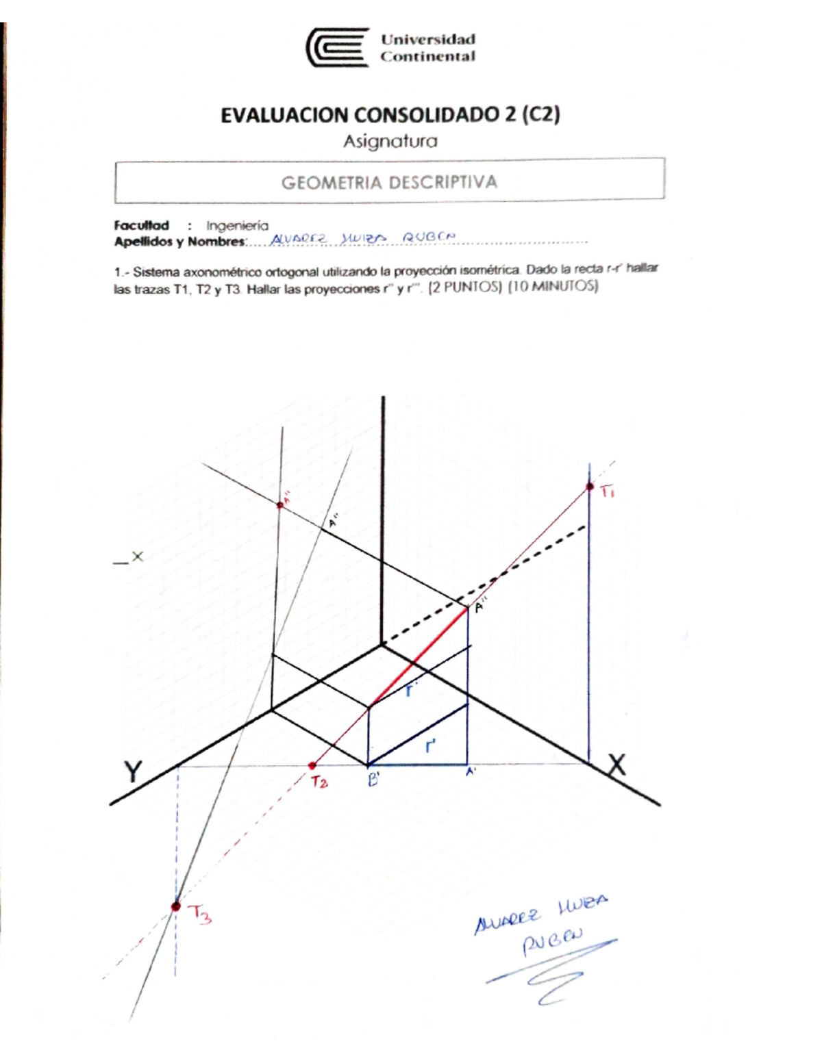 Consolidado 2, universidad - Geométria descriptiva - Studocu