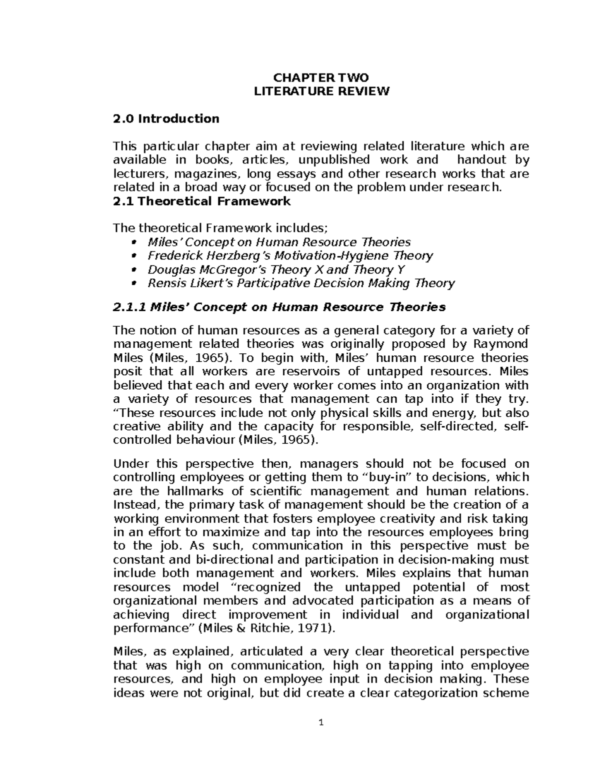 Chapter TWO FOR Knust - CHAPTER TWO LITERATURE REVIEW 2 Introduction ...