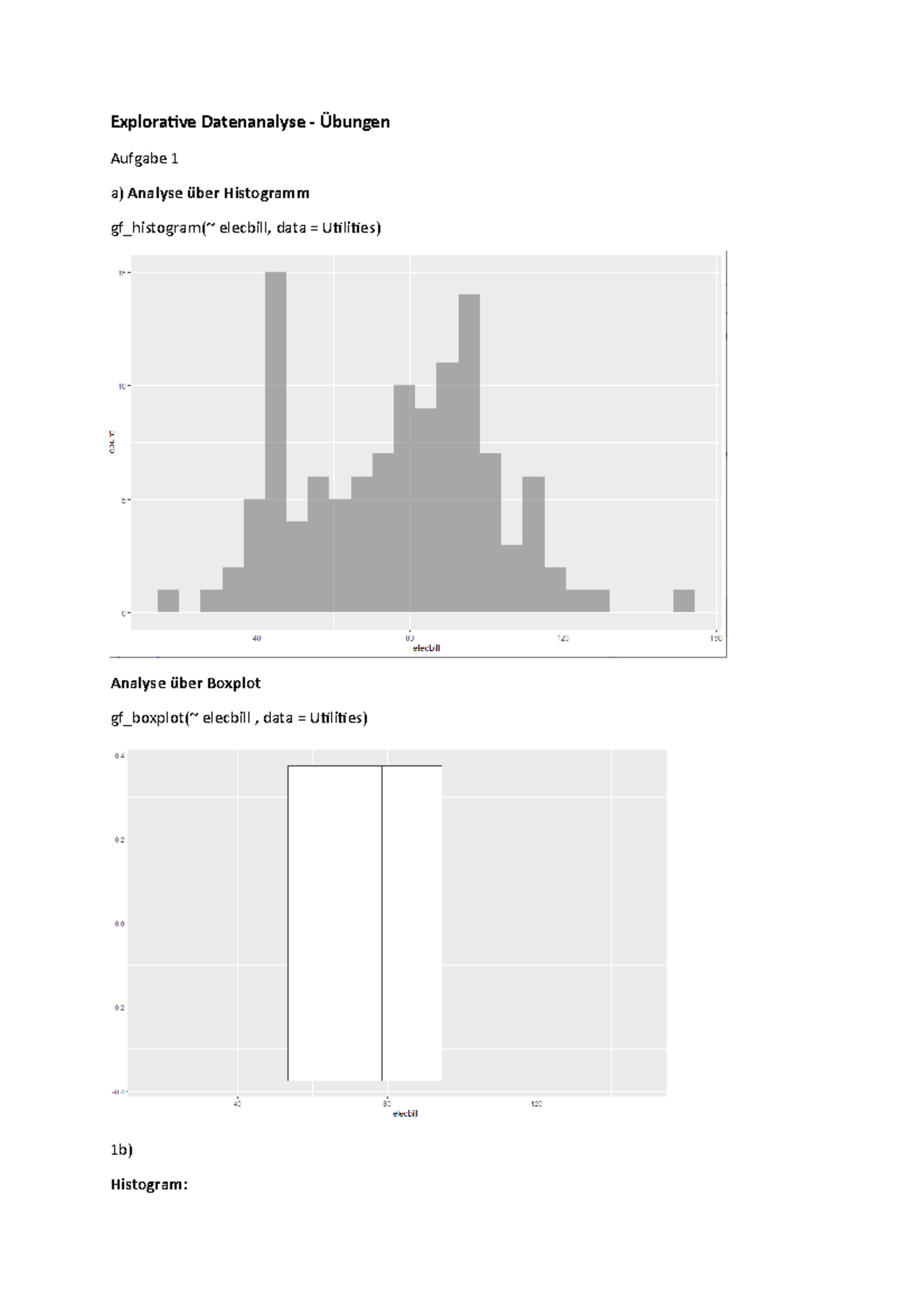 Explorative Datenanalyse - Übungen Explorative Daten - Explorative ...