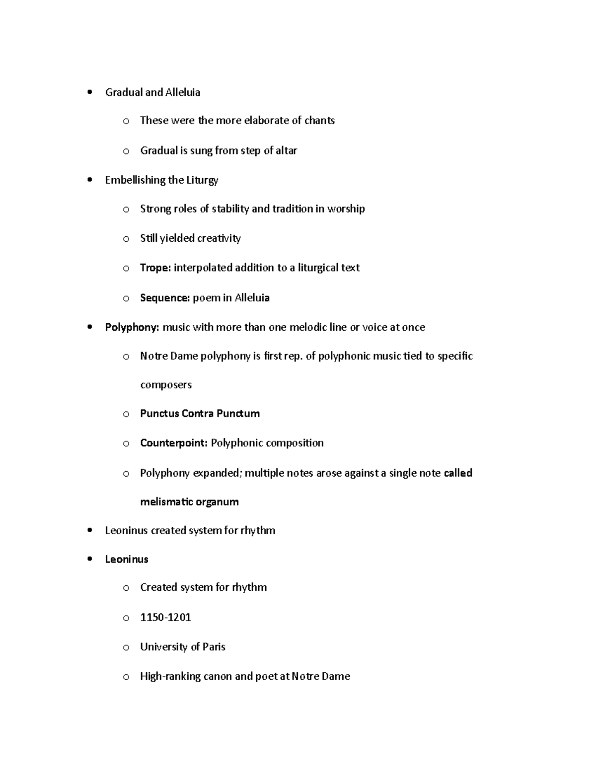 Early Music Structure - Intro Music History - Gradual and Alleluia o ...