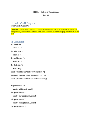 Assignment exp-2 - LAB - Bangladesh University Of Engineering & Technology Department of - Studocu