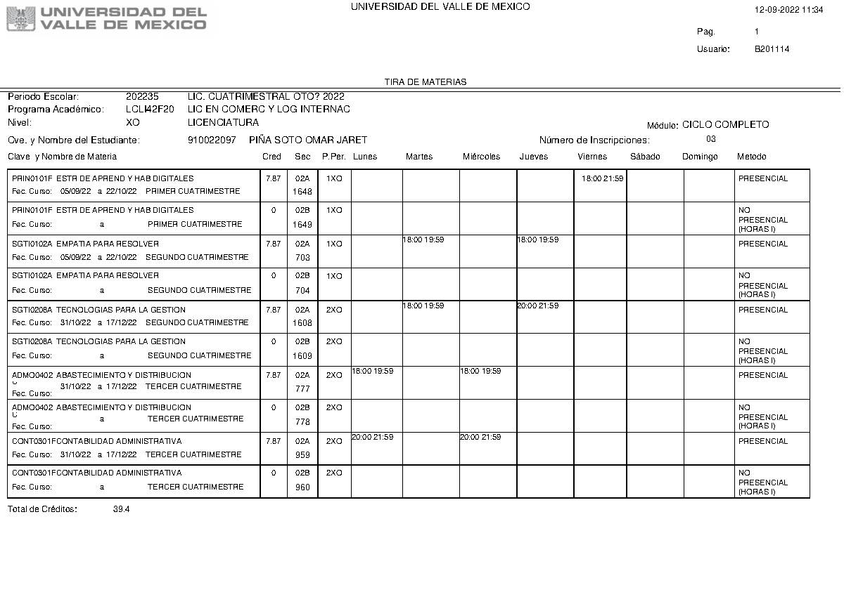 PIÃ-A SOTO OMAR Jaret - dsfasdf - UNIVERSIDAD DEL VALLE DE MEXICO 12-09 ...