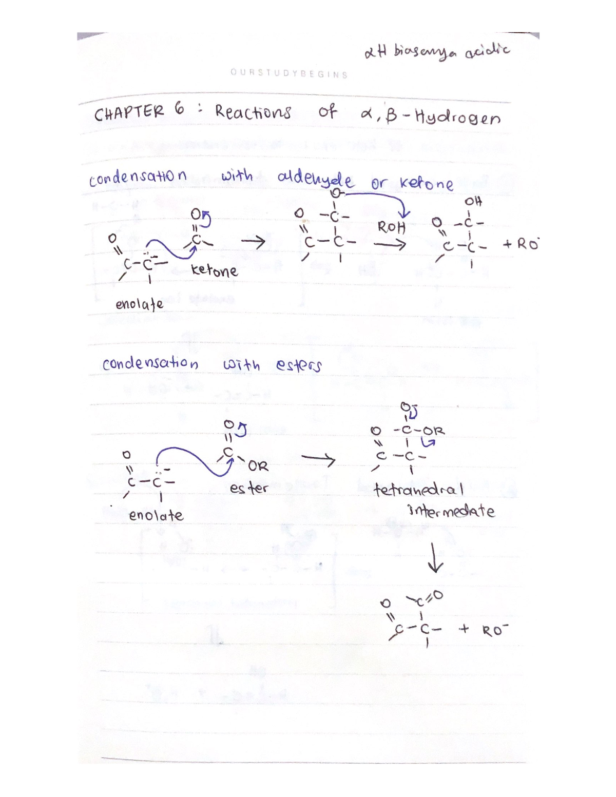 Chapter 6 - Summary Organic chemistry - Studocu
