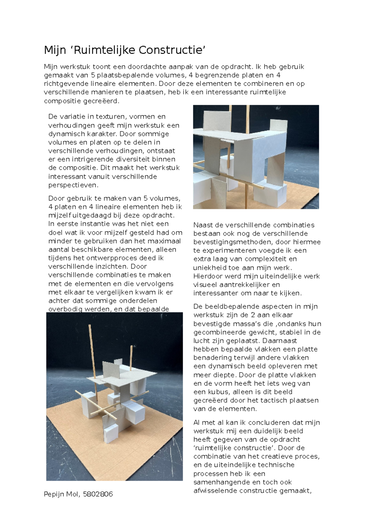 OV2 Vormstudie reflectie 2 - De variatie in texturen, vormen en ...