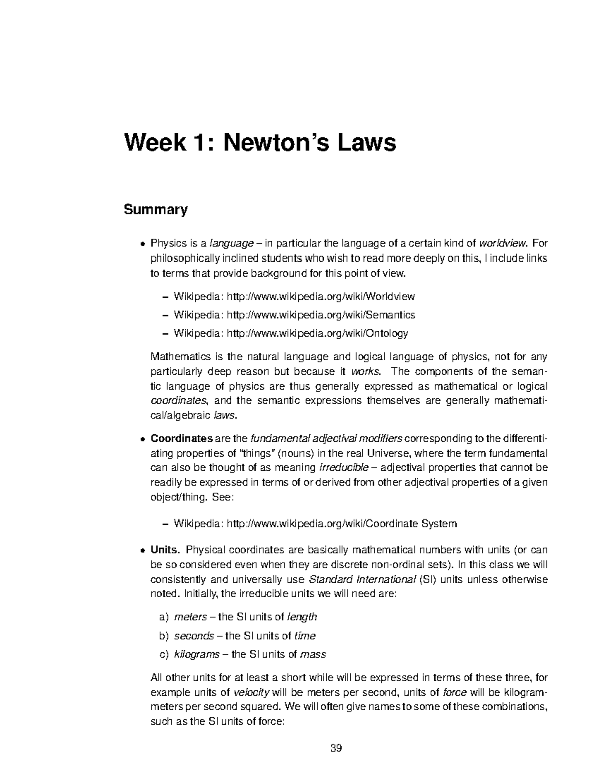 PHYS Notes 1 - PHYS 2211 - Georgia Tech - Studocu