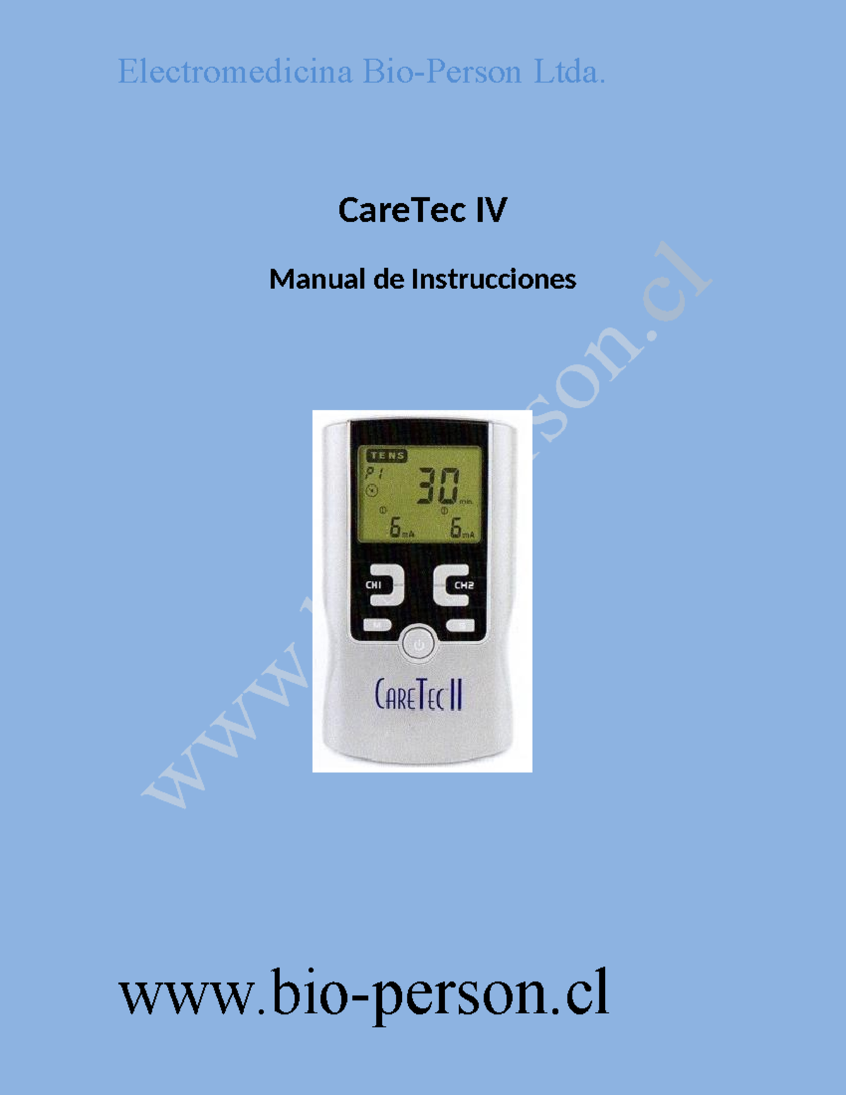 Manual-espaol-care-tec-iv - CareTec IV Manual de Instrucciones 1 ...