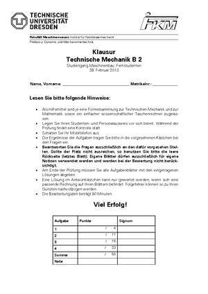 Loesungen kinematik heft1 - Technische Mechanik – Kinematik und Kinetik - Studocu