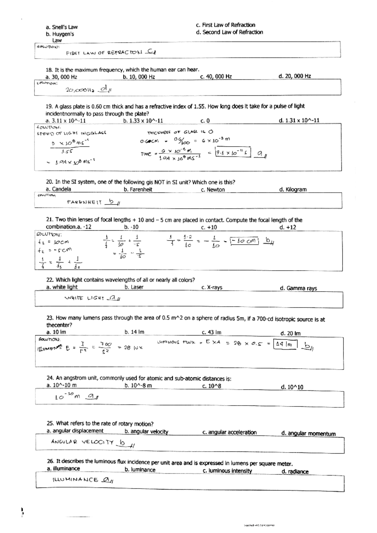 Physics LA 1. ESAS part 3 - Electrical Engineering - Studocu