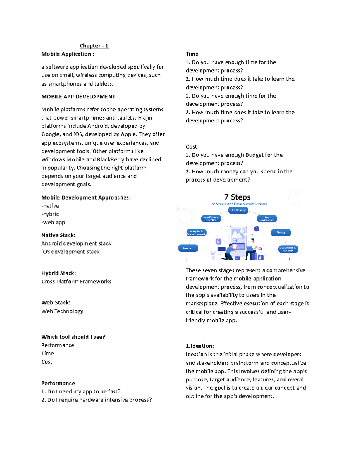 Mobile prog - REVIEWER - Chapter - 1 Mobile Application : a software ...