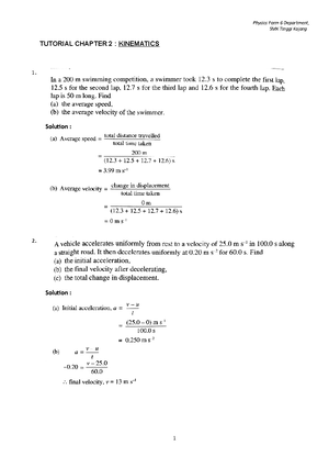 Chapter 7 - STATICS - SEKOLAH MENENGAH KEBANGSAAN TINGGI KAJANG Unit Physics Tingkatan 6 ...