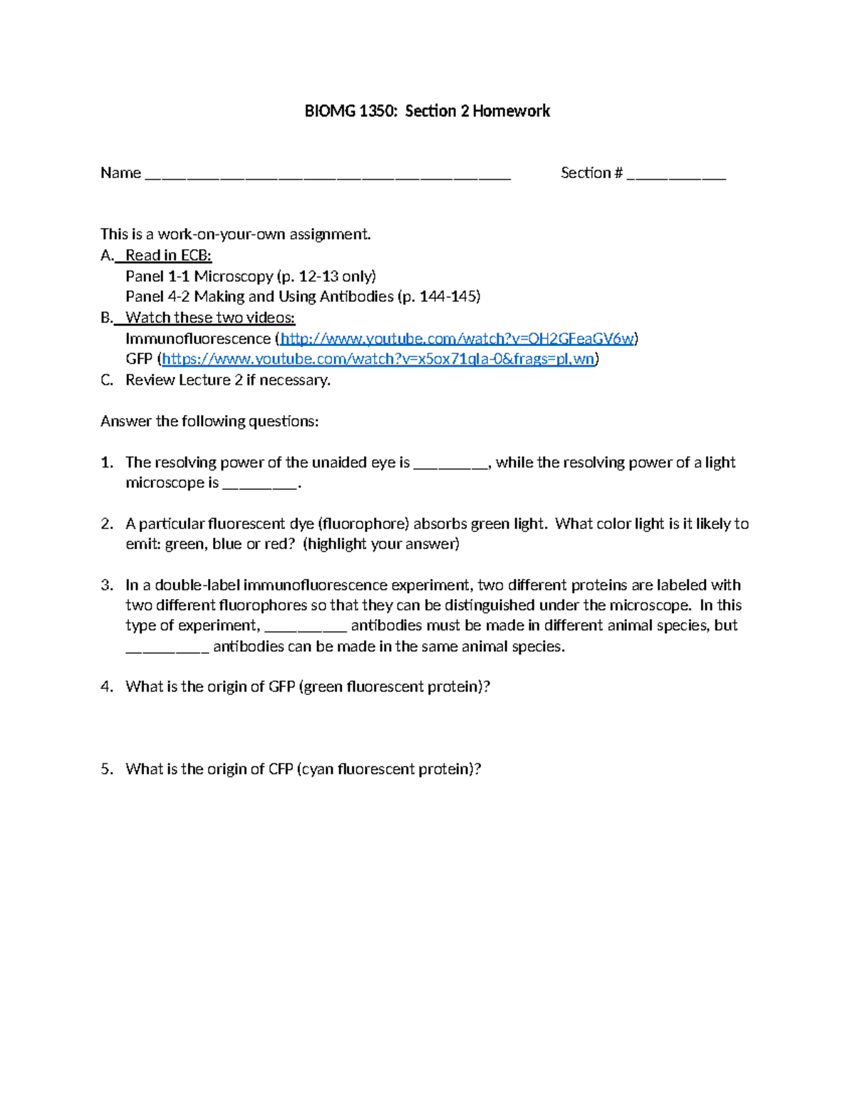 S2 Homework F24 - BIOMG 1350: Section 2 Homework Name