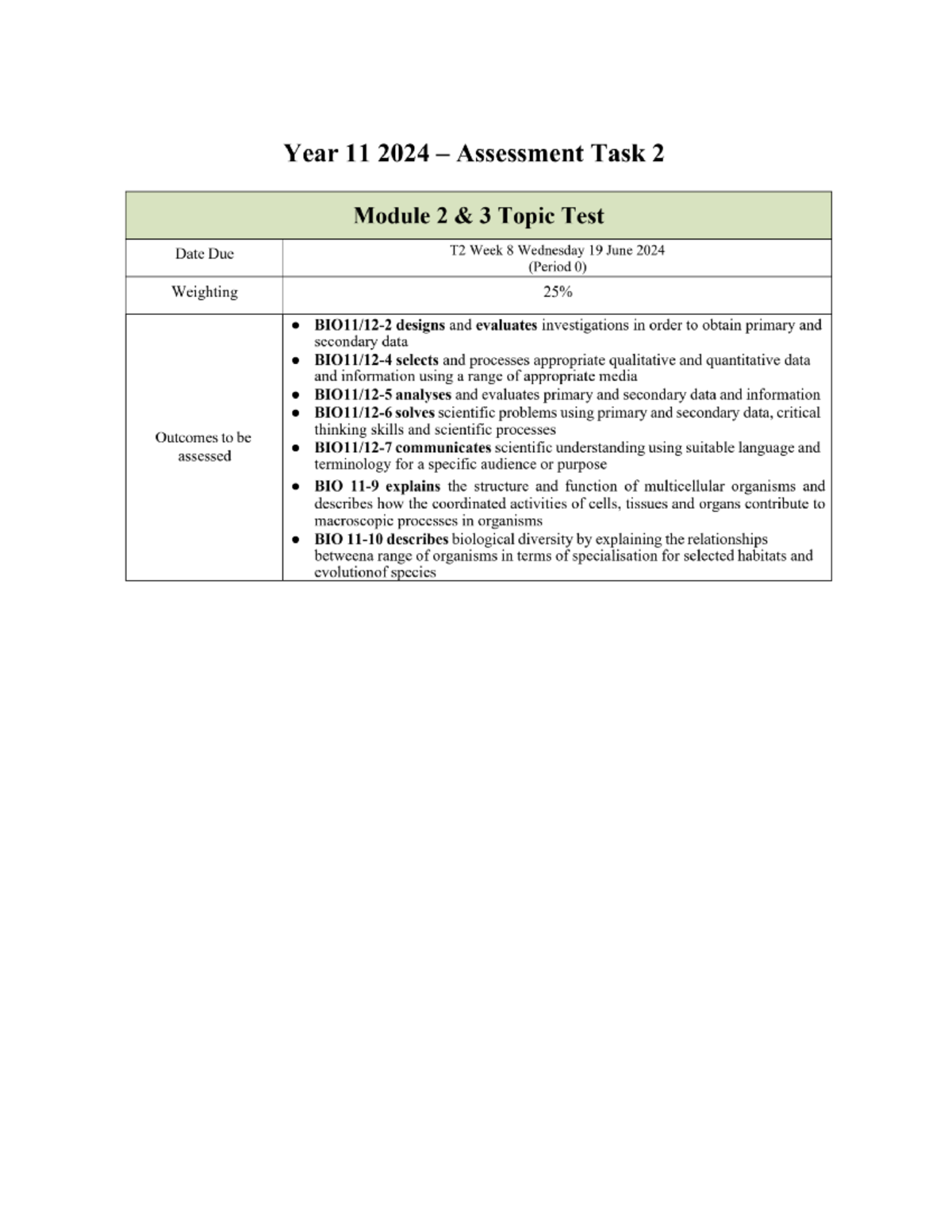 AT2 Biology Modules 2 and 3.1a 3.1b - Module 2: All Module 2 Booklets ...