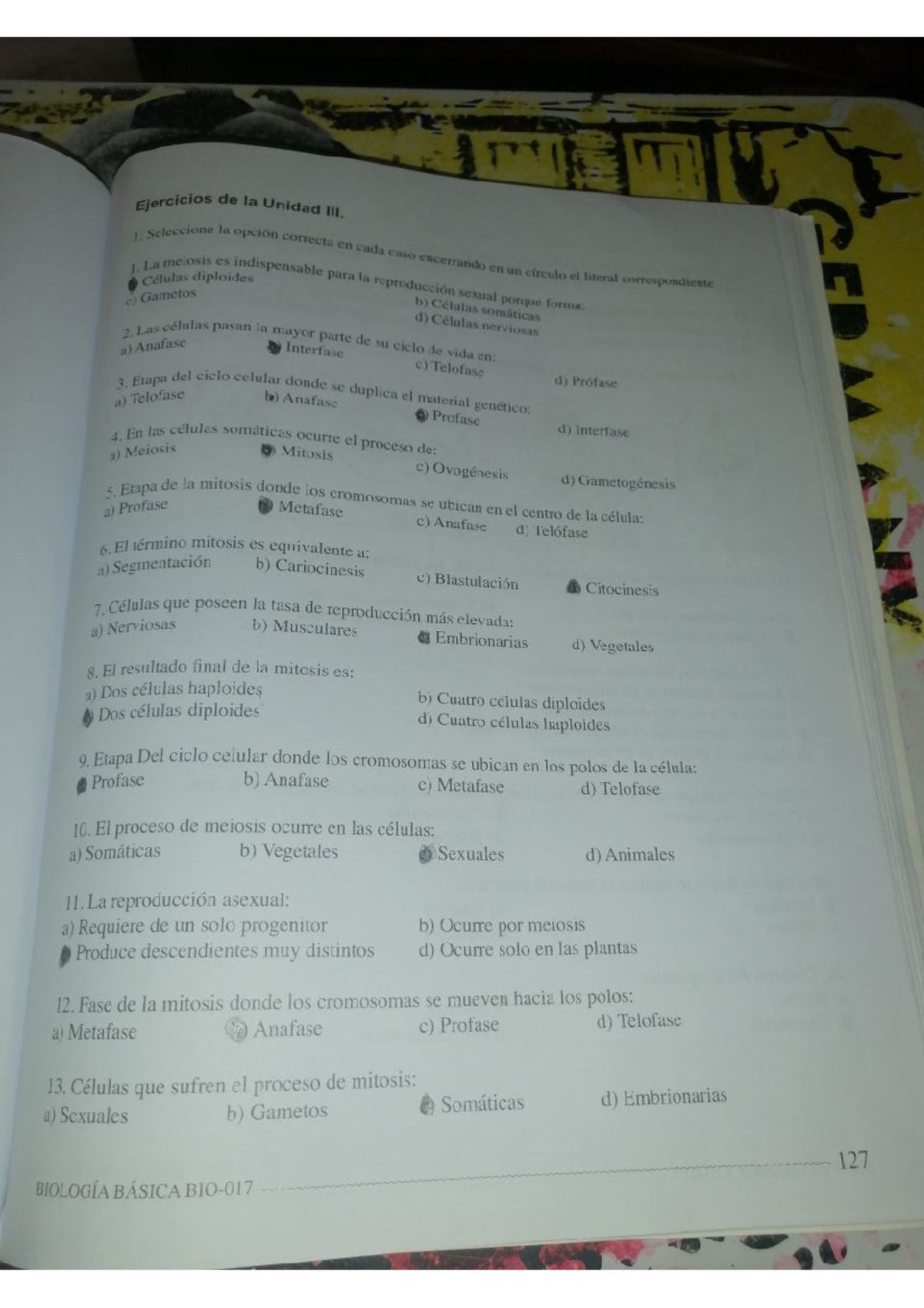 Unidad 3 biología - Eso mismo - Biología Básica - Studocu