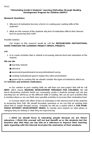 Group 1 Topic - Module 1 - Module 1: 219t CENTURY EDUCATION LEARNING ...