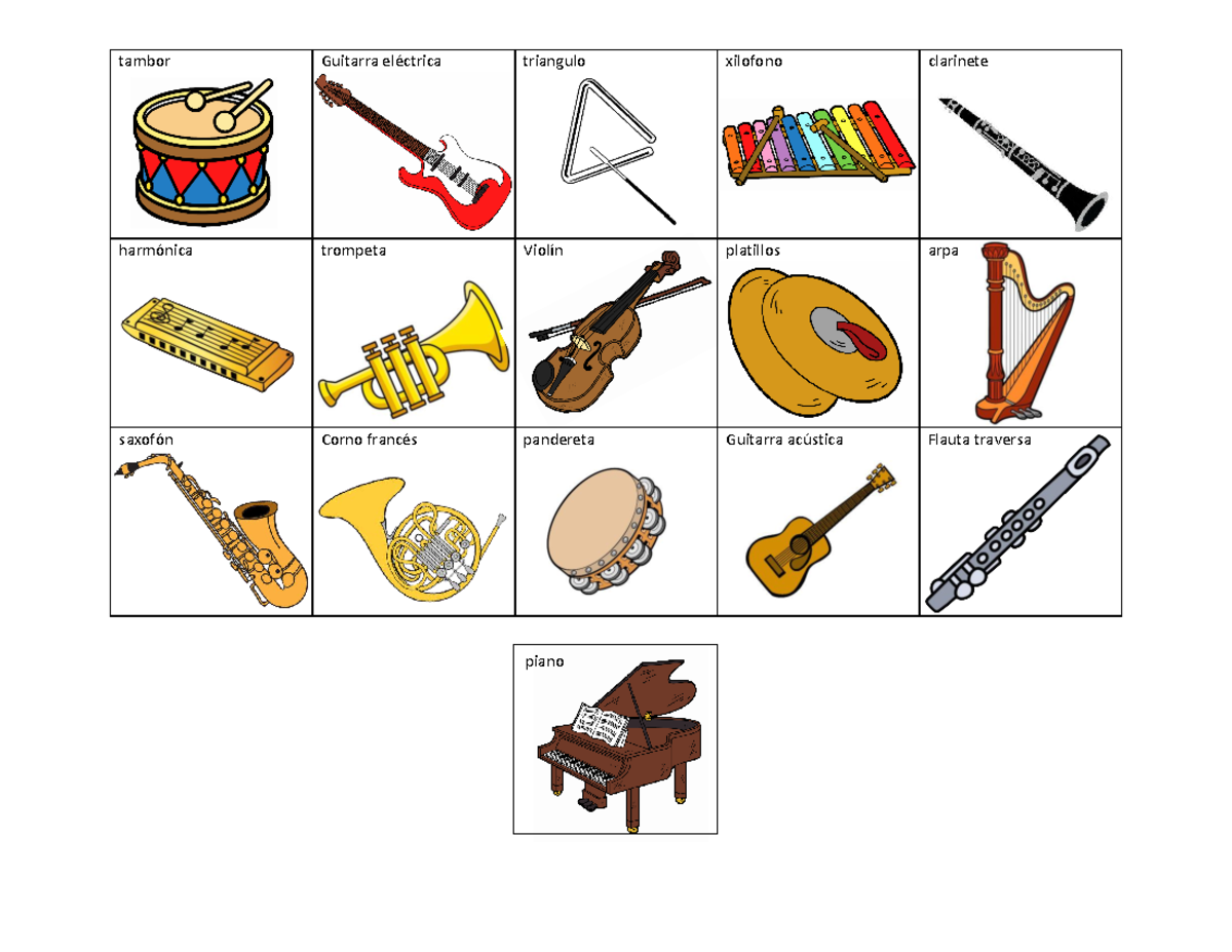 Instrumentos musicales - Orientación Profesional Musical - tambor ...