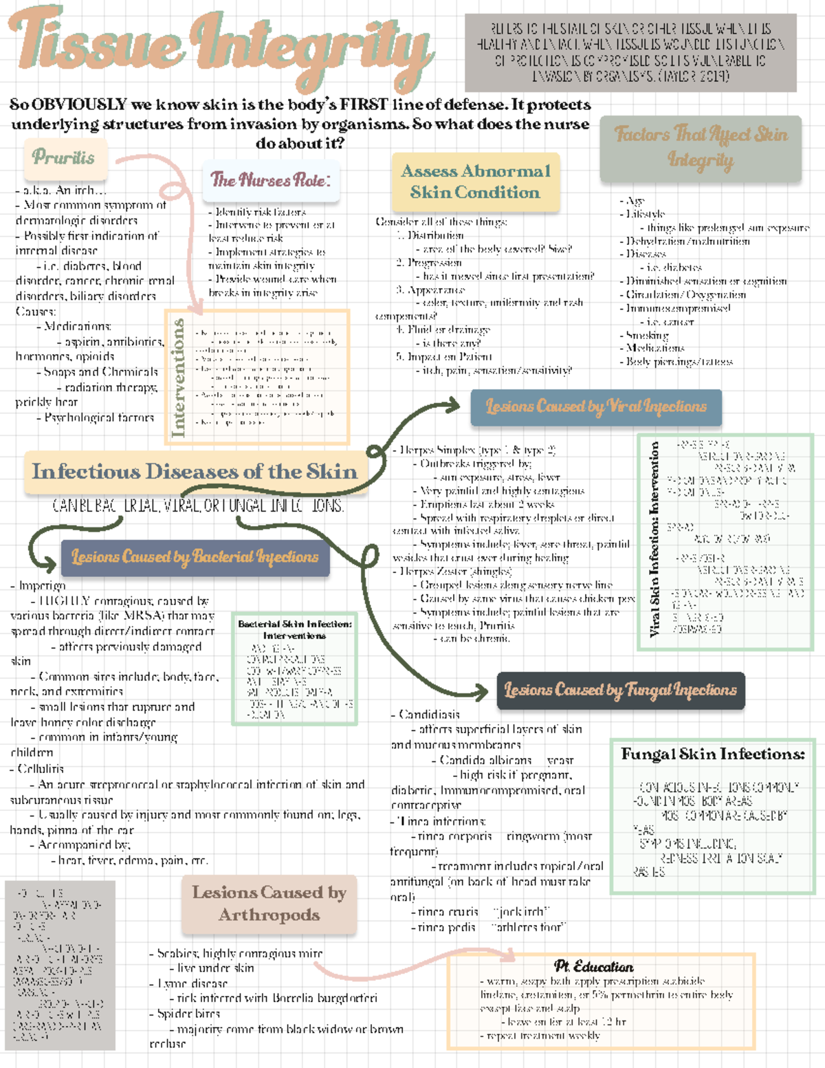 Tissue Integrity - It protects underlying structures from invasion by ...