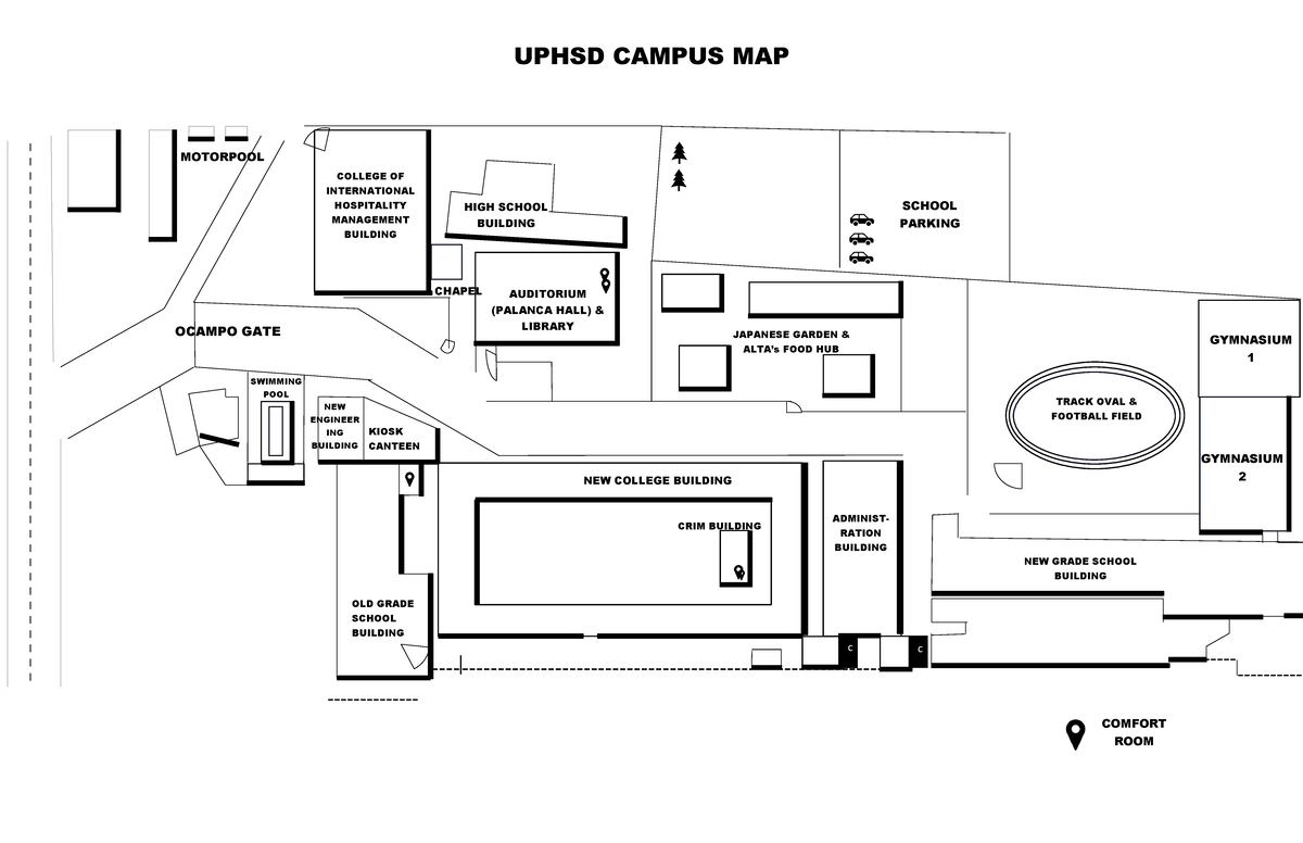 Map Phoenix-Cup - Map - UPHSD CAMPUS MAP - c c TRACK OVAL & FOOTBALL ...