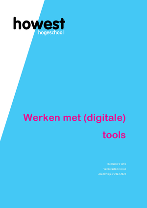 Handleiding digital tools - Een goede afstofbeurt kan zeker helpen! Het zorgt er namelijk voor ...