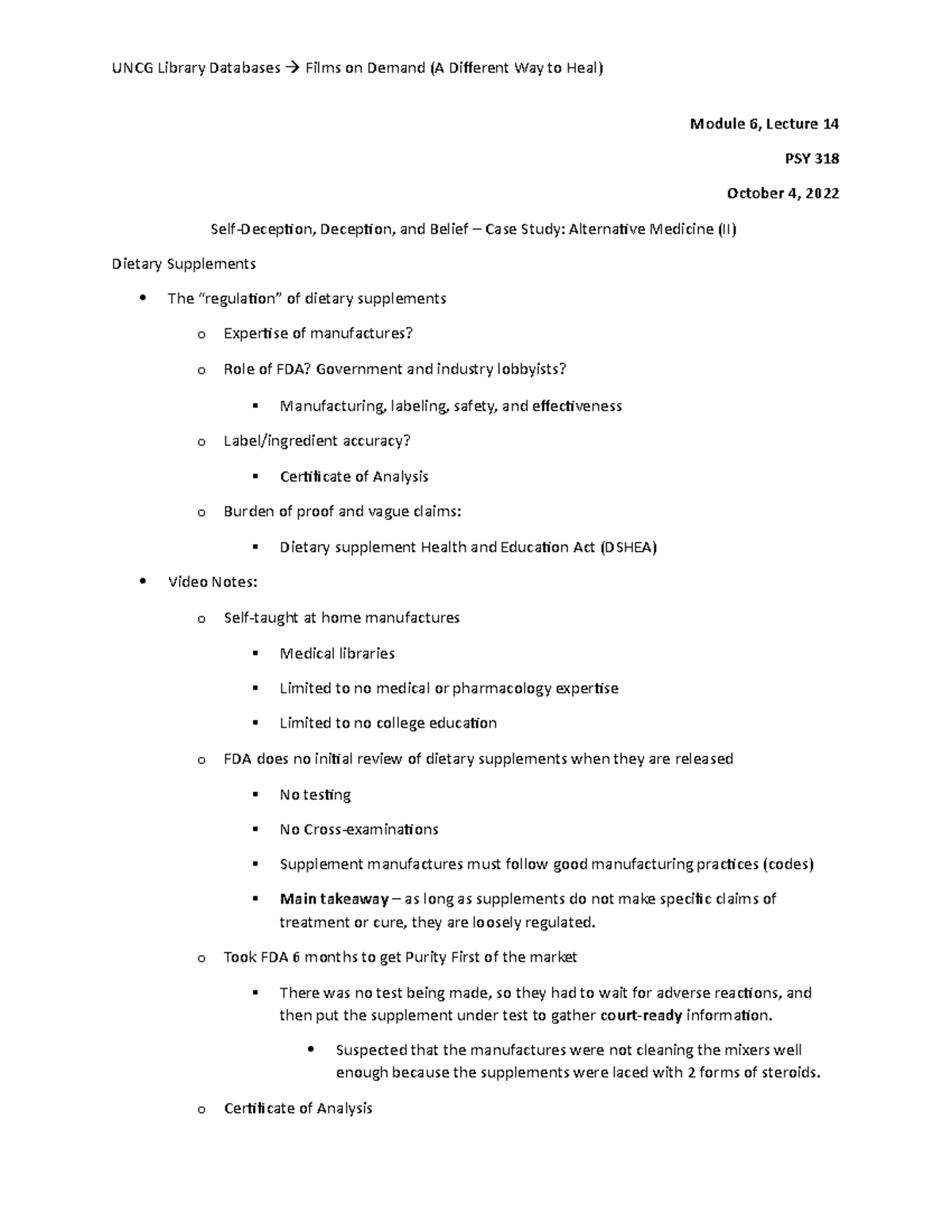 Module 6 - Lecture 14 - UNCG Library Databases Films on Demand (A ...