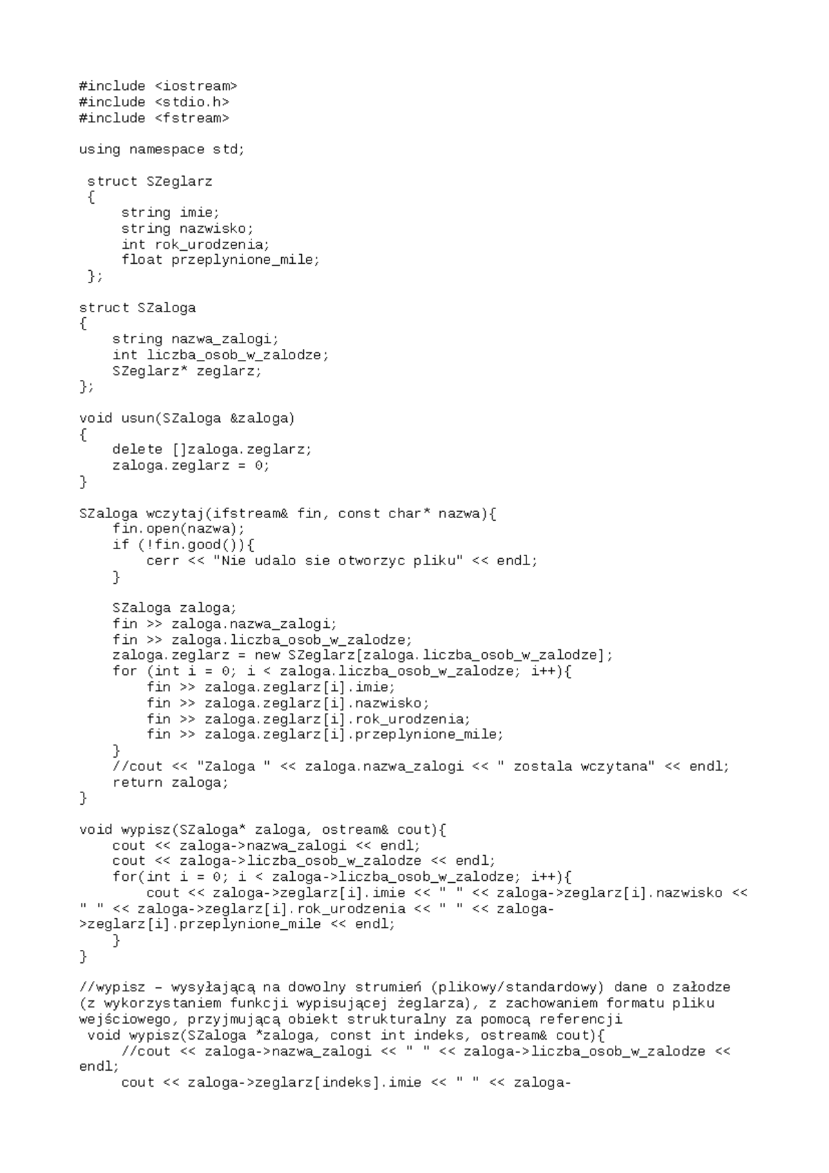 Kolos PP 2022 - #include #include #include using - Studocu