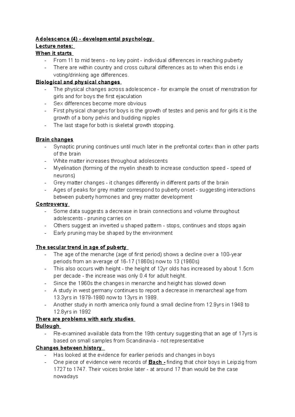 Adolescence (4) - developmental psychology - Adolescence (4 ...
