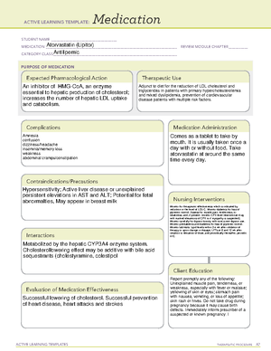 ATI Cardiac Meds - Hypertensive Drug Therapy ACE Inhibitors [Captopril ...
