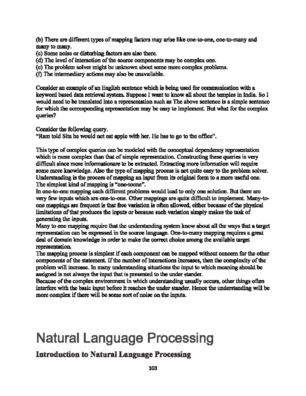 NLP - Natural language processing - Artificial Intelligence - Studocu