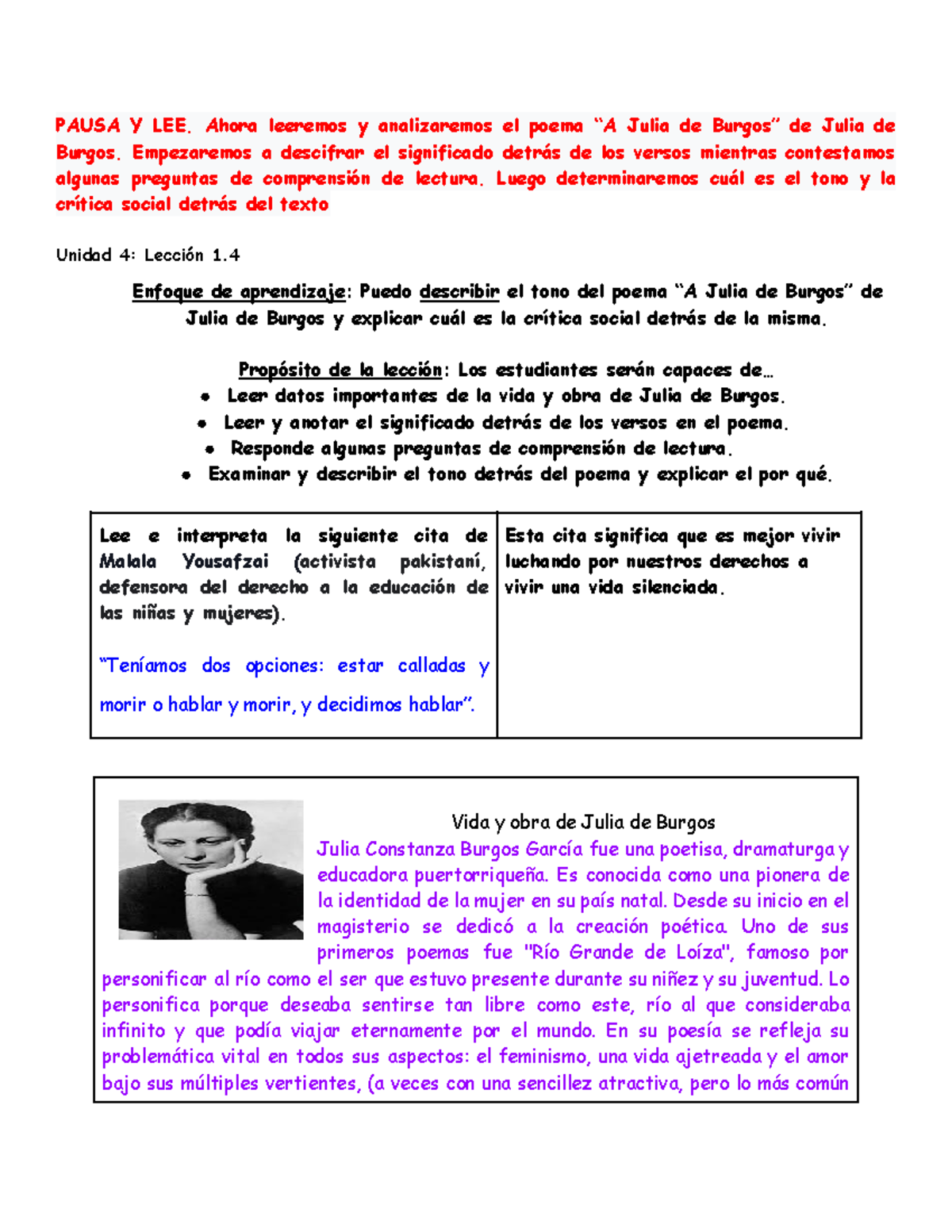 La dualidad del ser lección 1 - PAUSA Y LEE. Ahora leeremos y ...