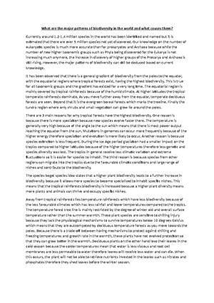 Geographic barriers and speciation - Following formation of a ...