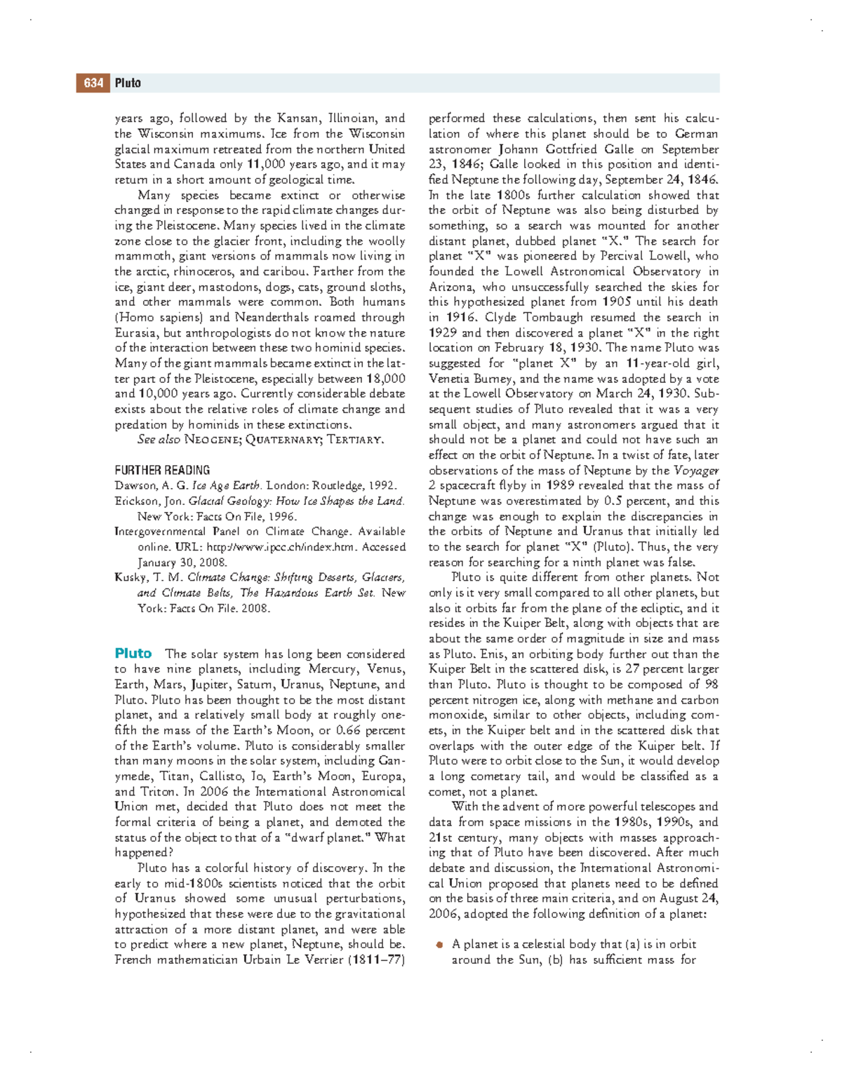 Encyclopedia of Earth and Space Science (Science Encyclopedia ...