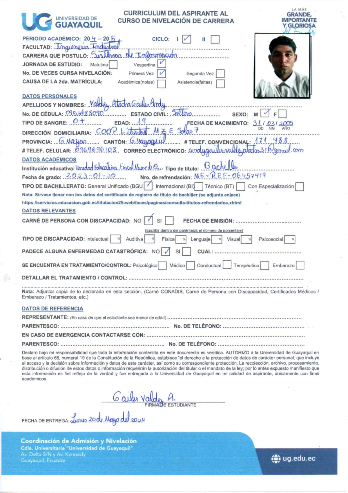 Curriculum Estudiantil - LA MÁS CURRICULUM DEL ASPIRANTE AL GRANDE, UG ...