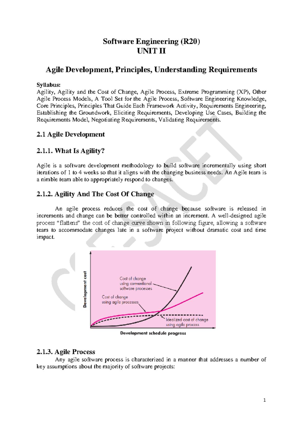 SE Unit II R20 - software engineering notres for all cse and sub ...