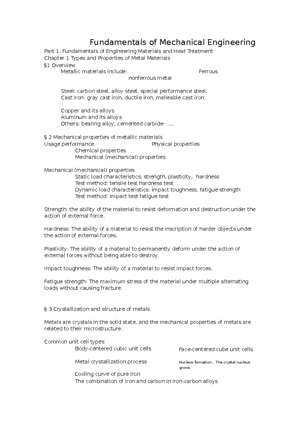 Fundamentals of Mechanical Engineering - Cast iron: gray cast iron ...