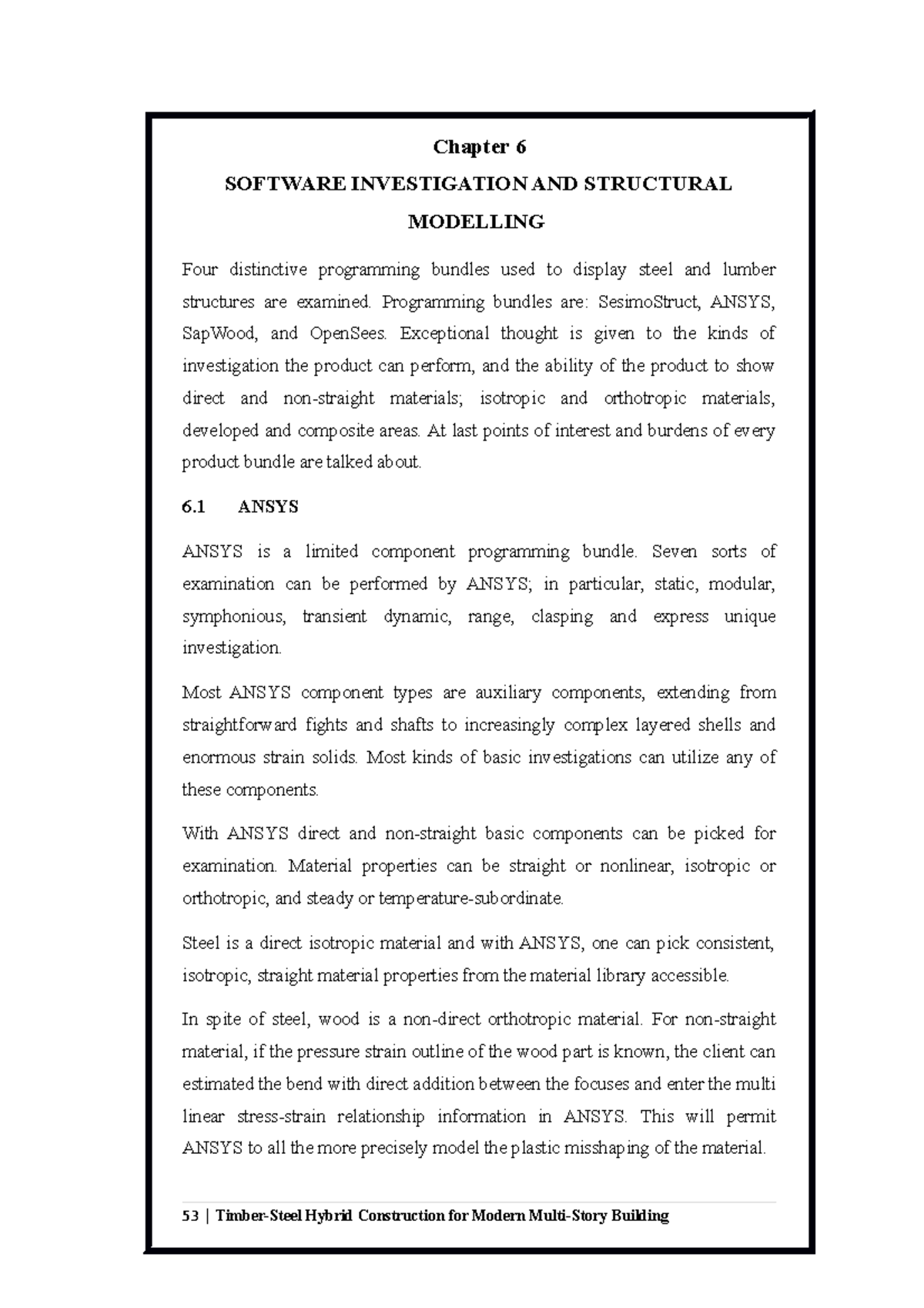 7. Chapter 6 - result and conclusion part - Chapter 6 SOFTWARE ...