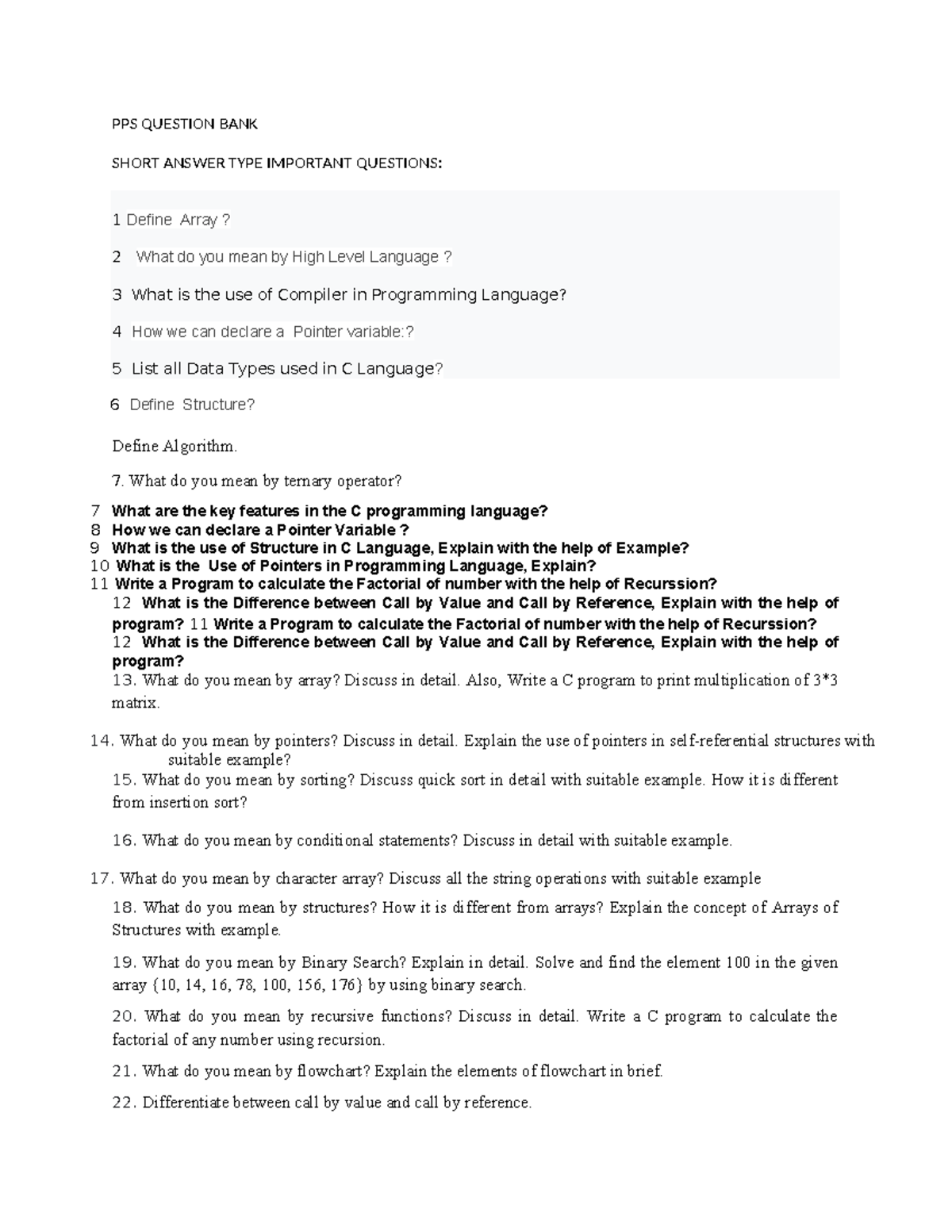 PPS Question BANK - Summary ISBN - International Standard Book Number ...