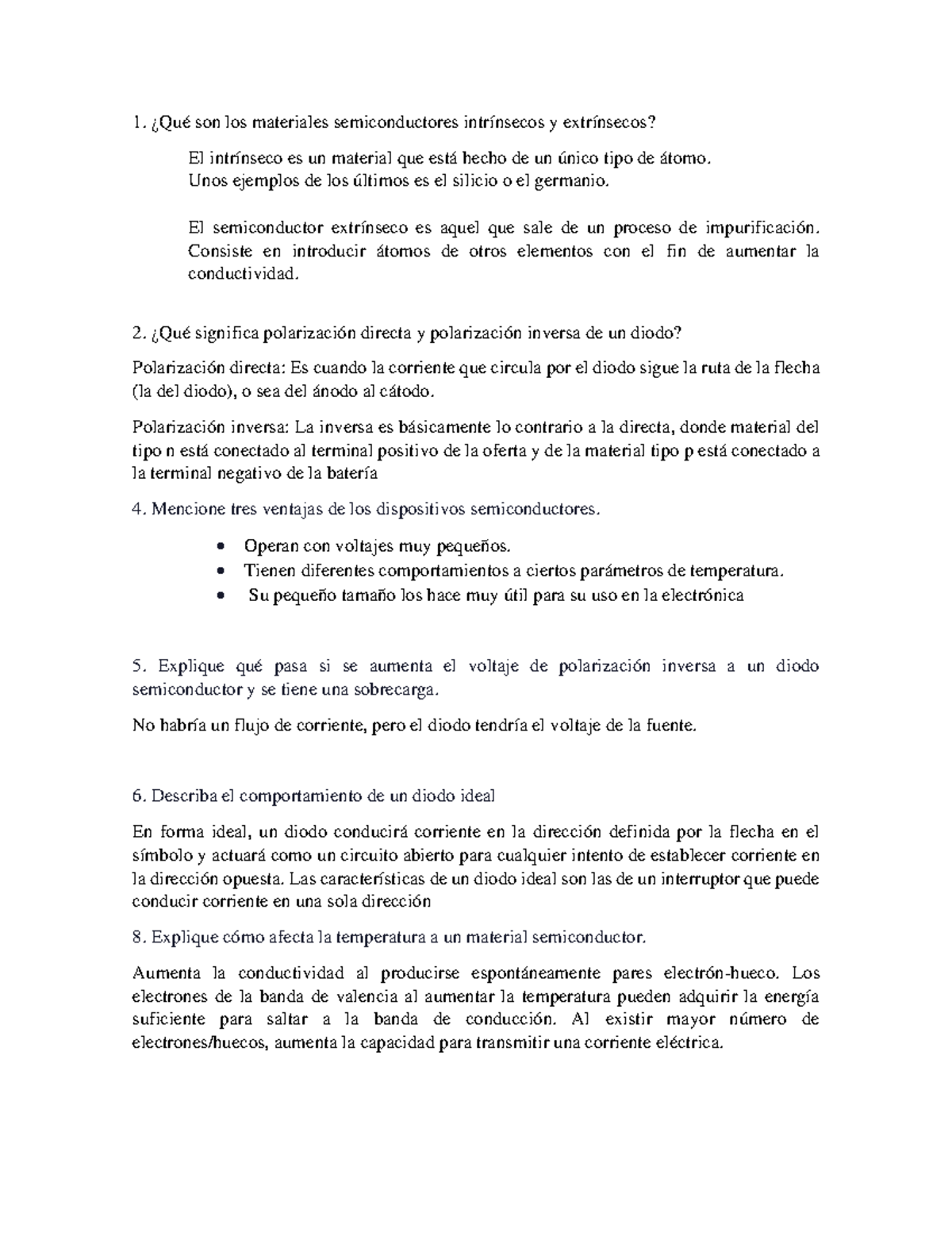 Tarea 3 Electrónica - 3wwe - ¿Qué son los materiales semiconductores ...
