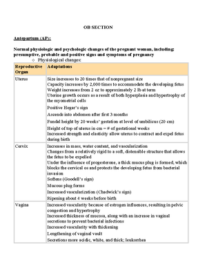 OB HESi exam questions - Ob pediatric exam 1 - HESI OB Practice ...