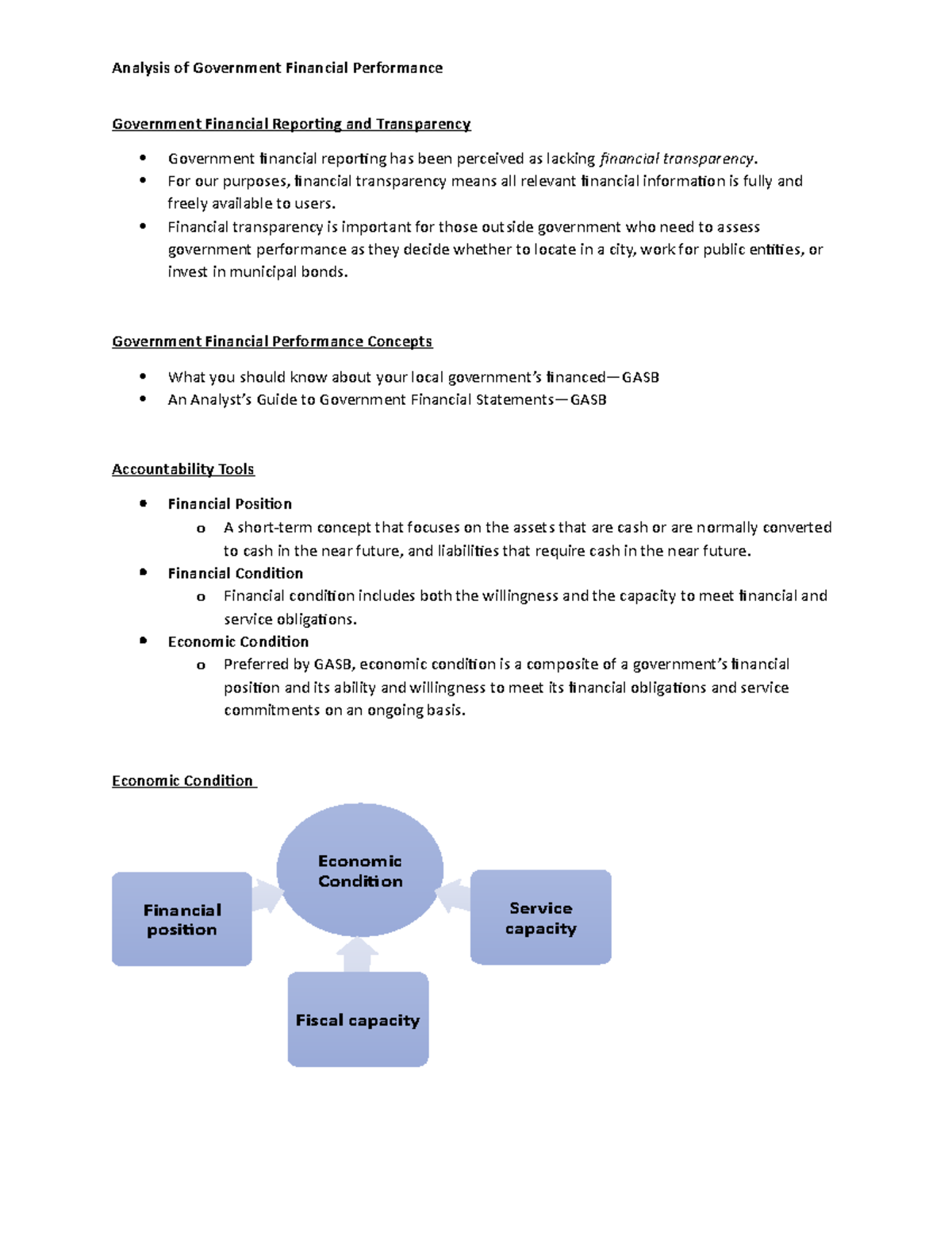 Analysis of Government Financial Performance - Government Financial ...