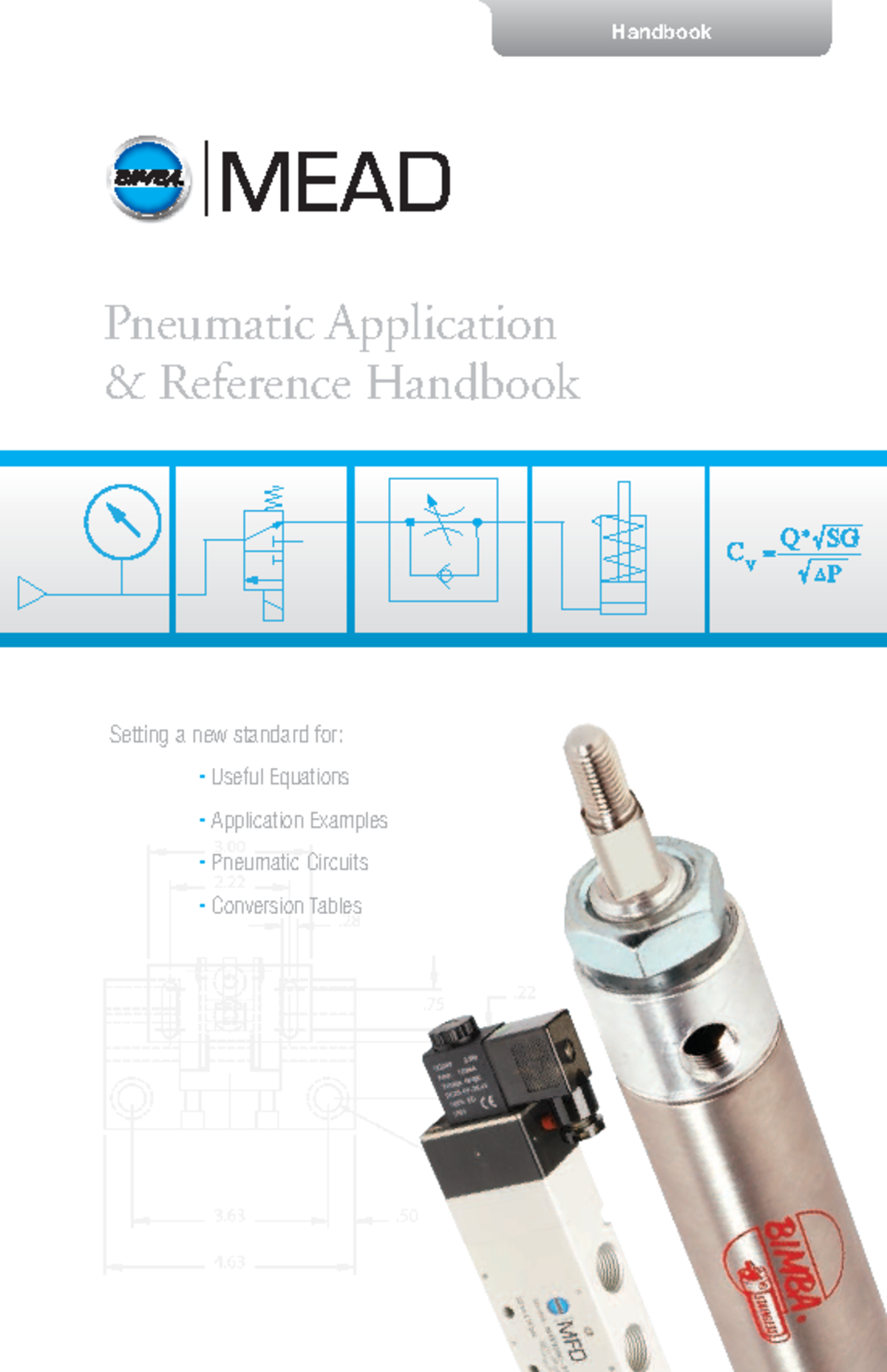 Pneumatic handbook - Summary electrical power system - Cv = Q SG P * ∆ ...